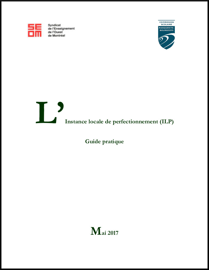 Guide ILP - Syndicat de l'enseignement de l'Ouest de Montréal